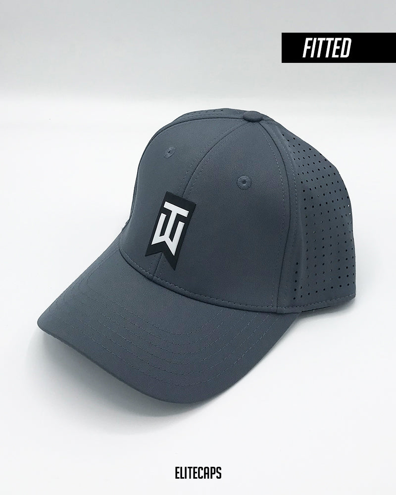 Grey NKE Fitted Cap - C0284 – Elite Caps